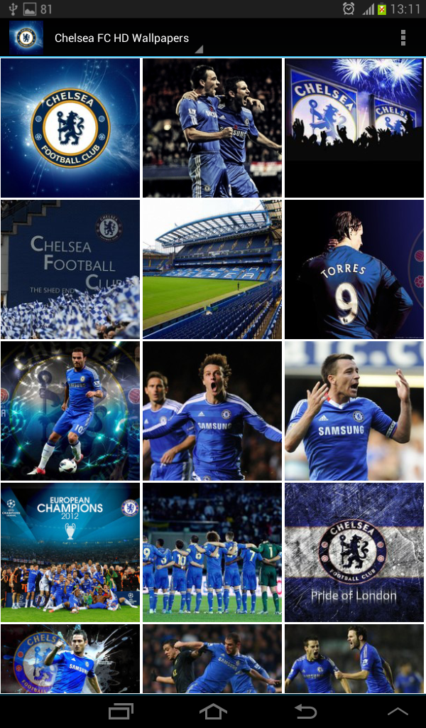 Chelsea Fc Home Screen- WallpaperUse