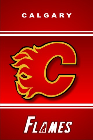 calgary flames iphone wallpaper,text,font,logo,poster,brand (#504112 ...