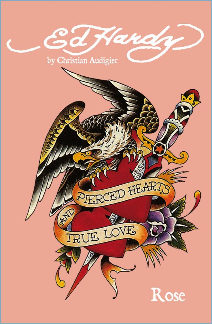 ed hardy wallpaper,poster,illustration,fictional character,tattoo ...