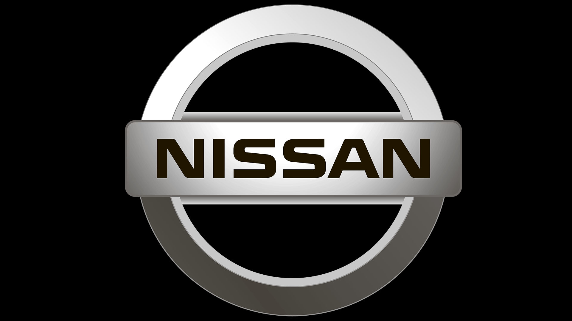 Nissan Logo Black- WallpaperUse