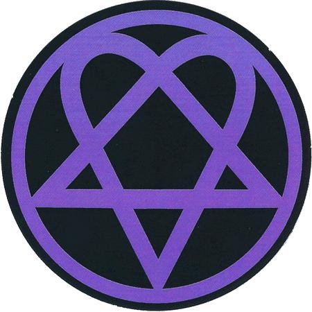 heartagram wallpaper,violet,purple,symbol,circle,logo (#512306 ...