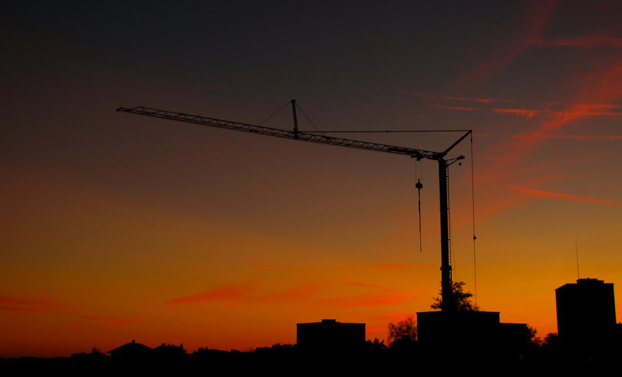 439105 Title Man Made Crane Wallpaper - Dusk- WallpaperUse