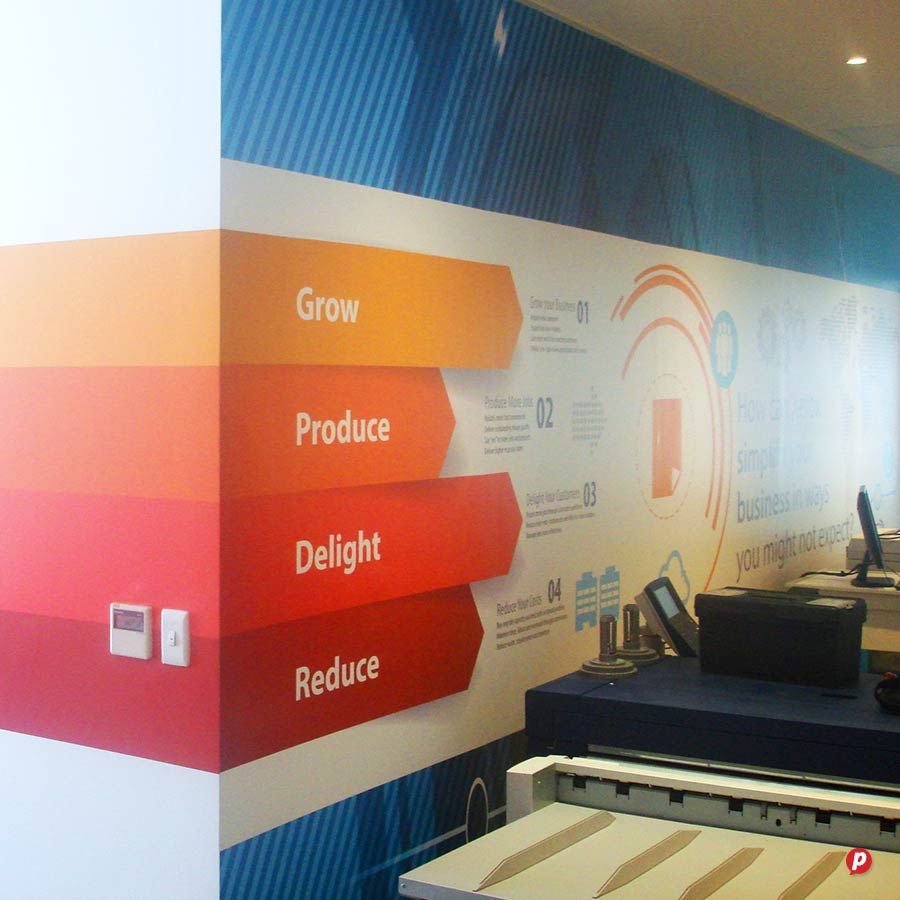 Printing Shop Wall Design- WallpaperUse