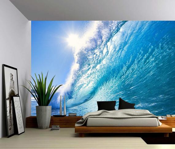 large wall murals wallpaper,wall,bedroom,wallpaper,room,natural ...