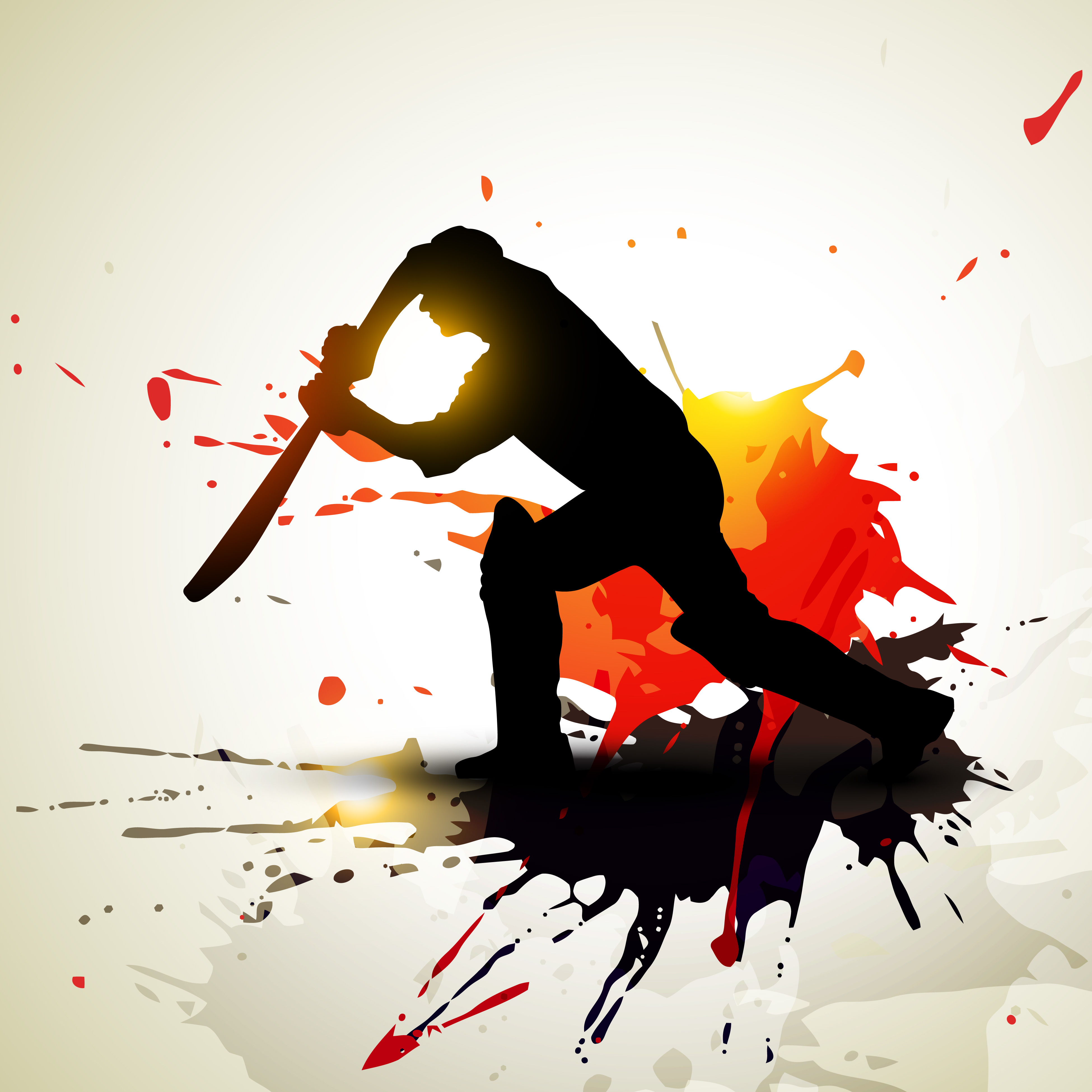 Abstract Cricket Background Vector - Cricket Tournament Posters ...