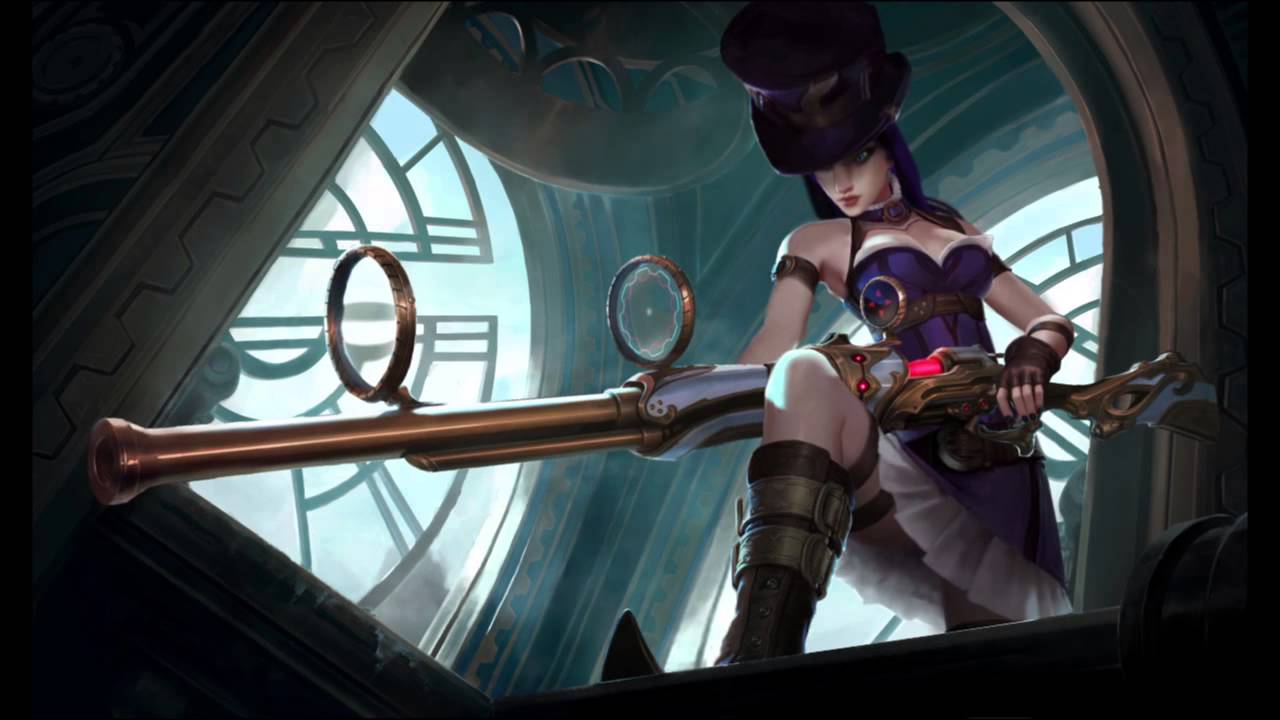 Caitlyn League Of Legends Splash Art- WallpaperUse