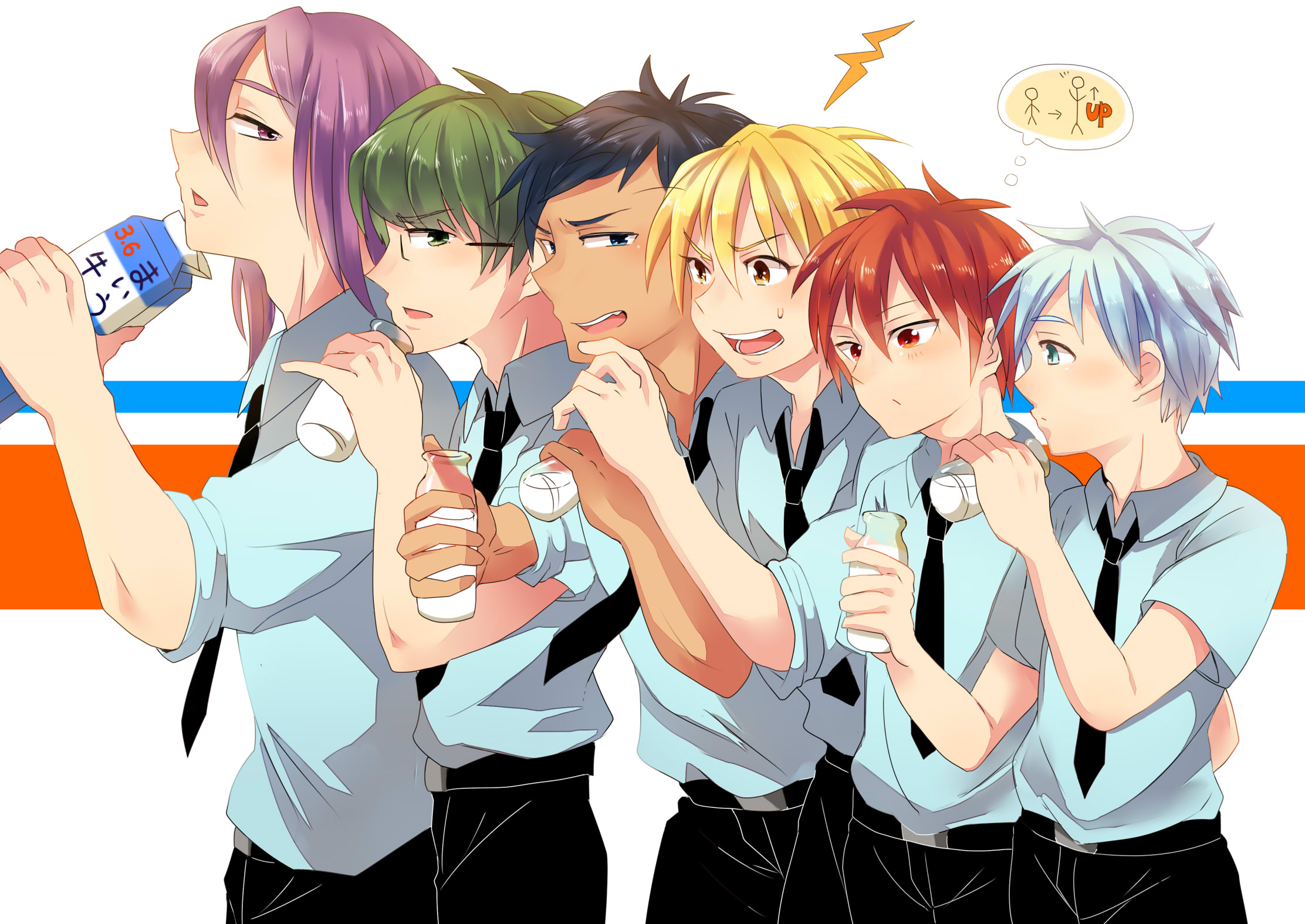 kise wallpaper,cartoon,social group,anime,gesture,team (#528166 ...