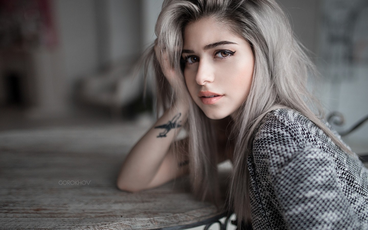 tattoo model wallpaper,hair,face,blond,beauty,lip (#529793) - WallpaperUse