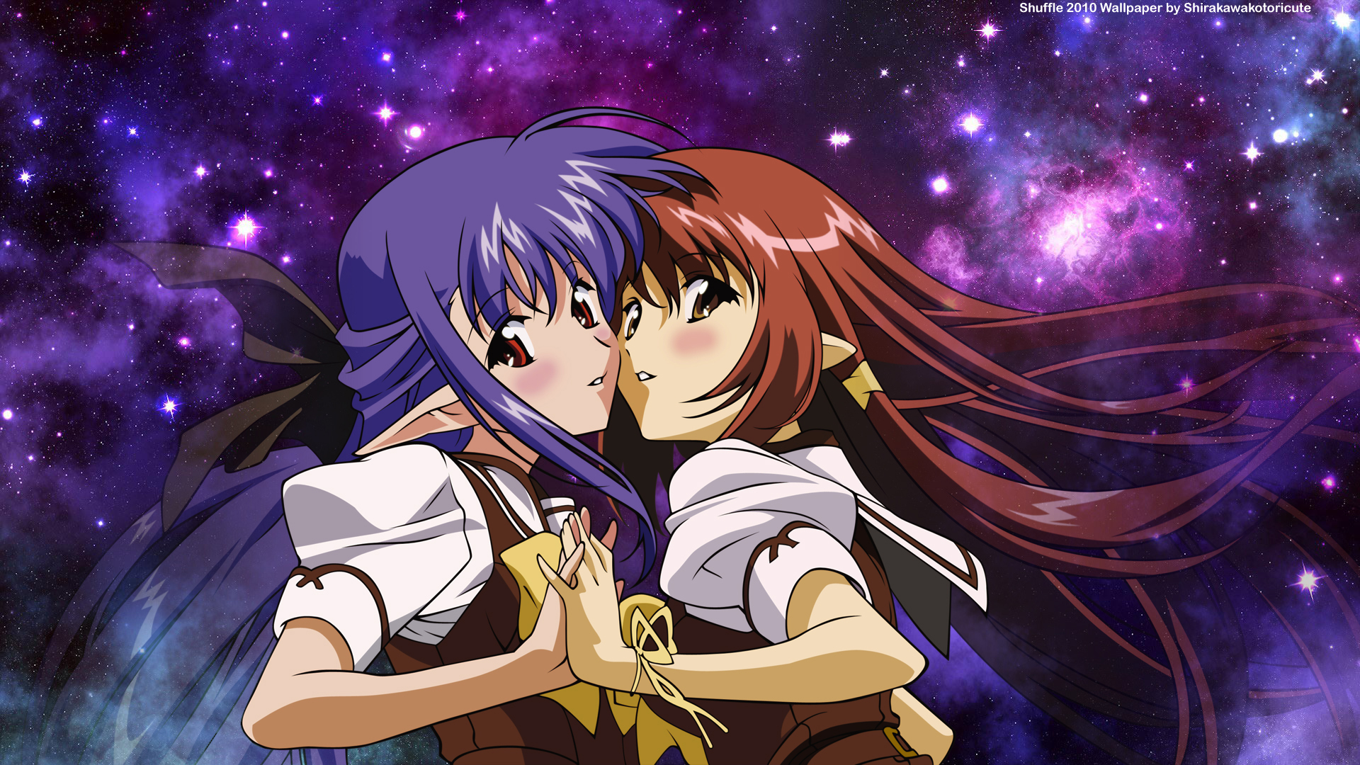 shuffle wallpaper,cartoon,anime,cg artwork,sky,space (#538634 ...