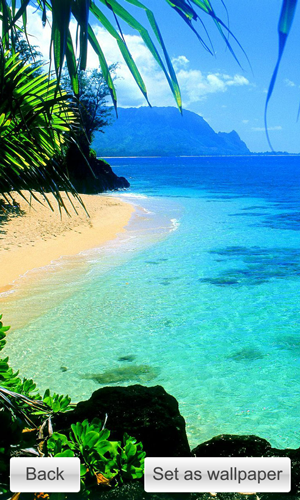 Nature Wallpapers Slideshow Hd-14 - Hawaiian Beach Background- WallpaperUse