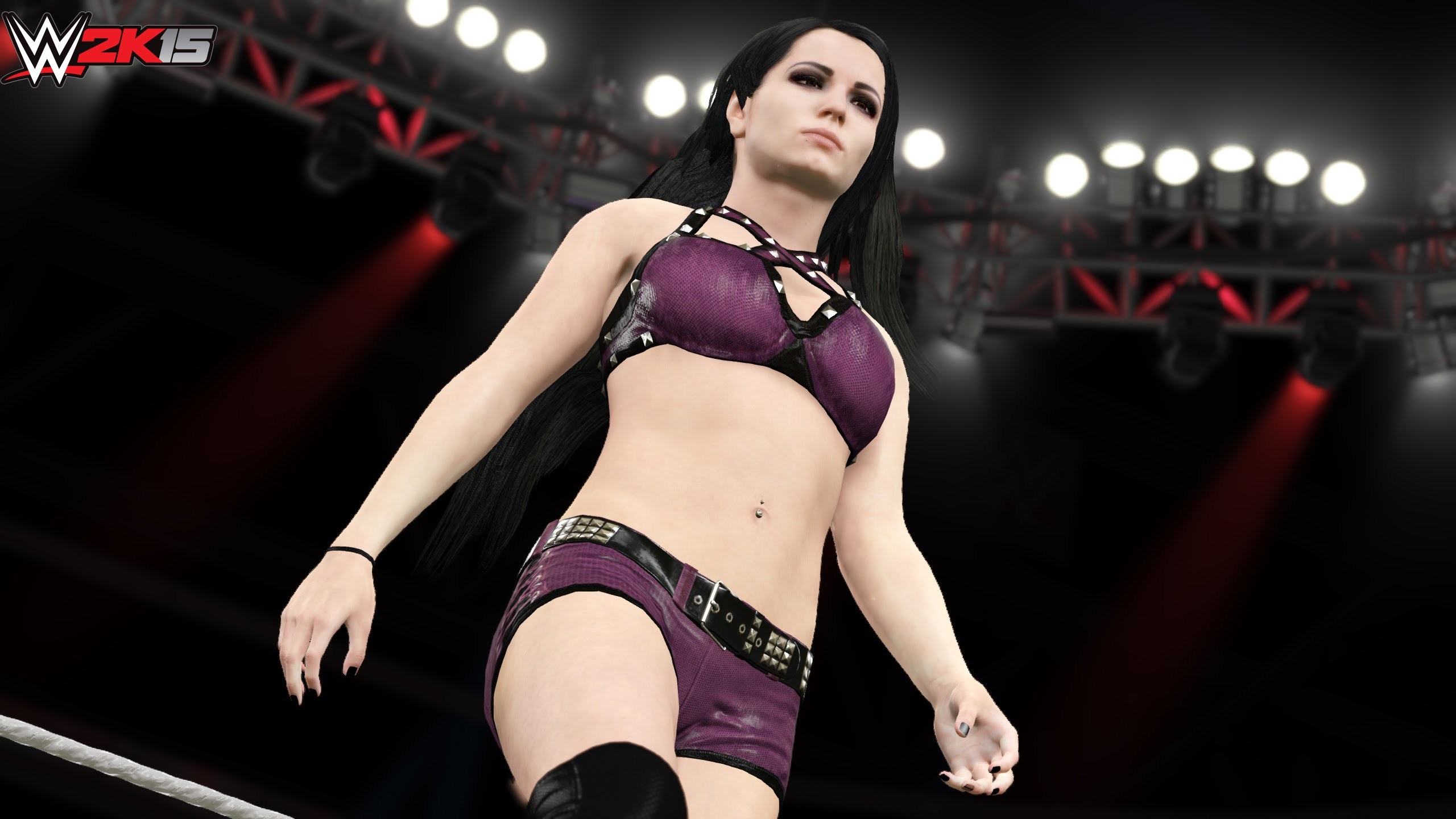 wwe paige fondo de pantalla,muslo,lencería,ombligo,actuación,abdomen (#539456) - WallpaperUse