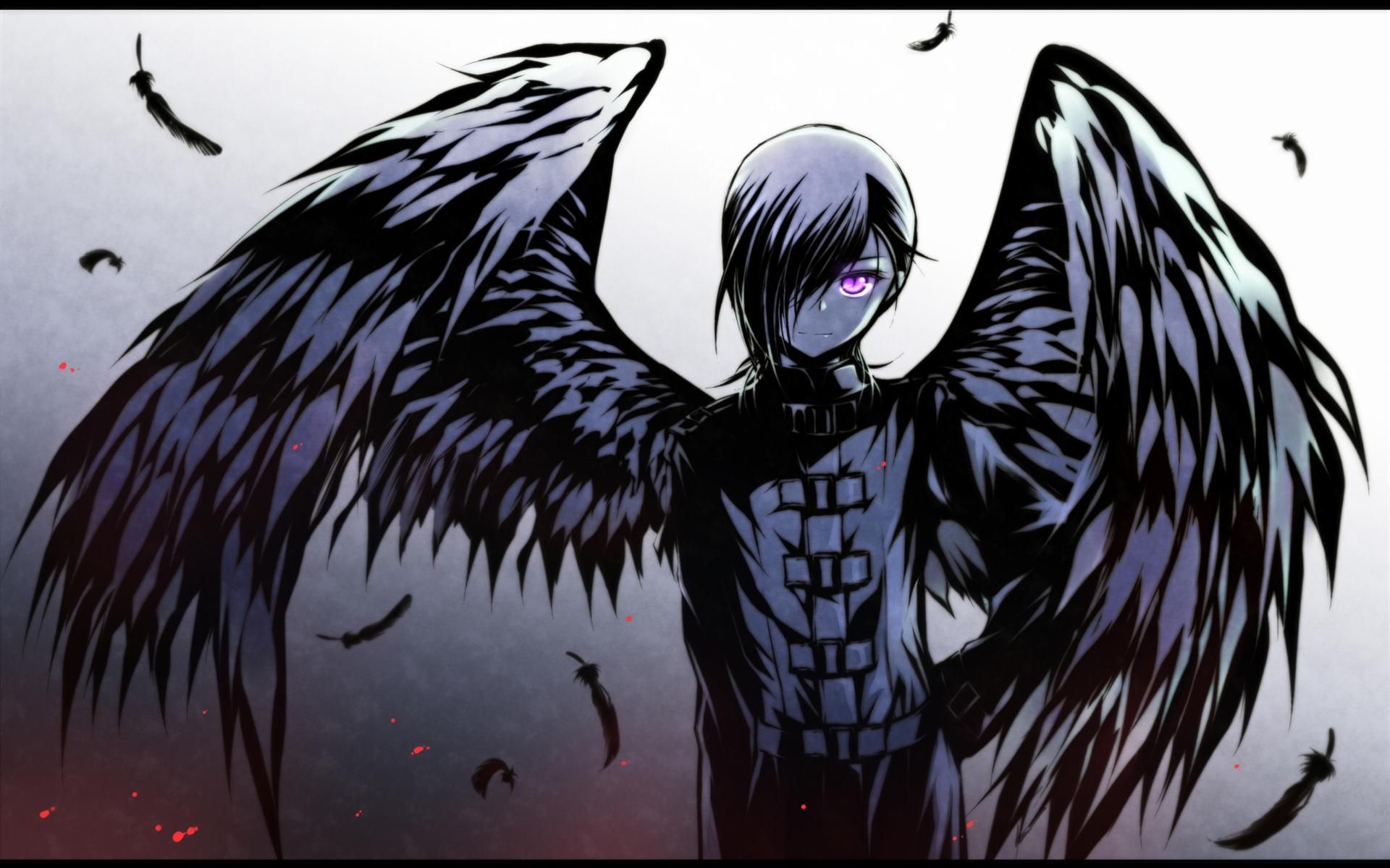 Demon Anime Fallen Angel- WallpaperUse