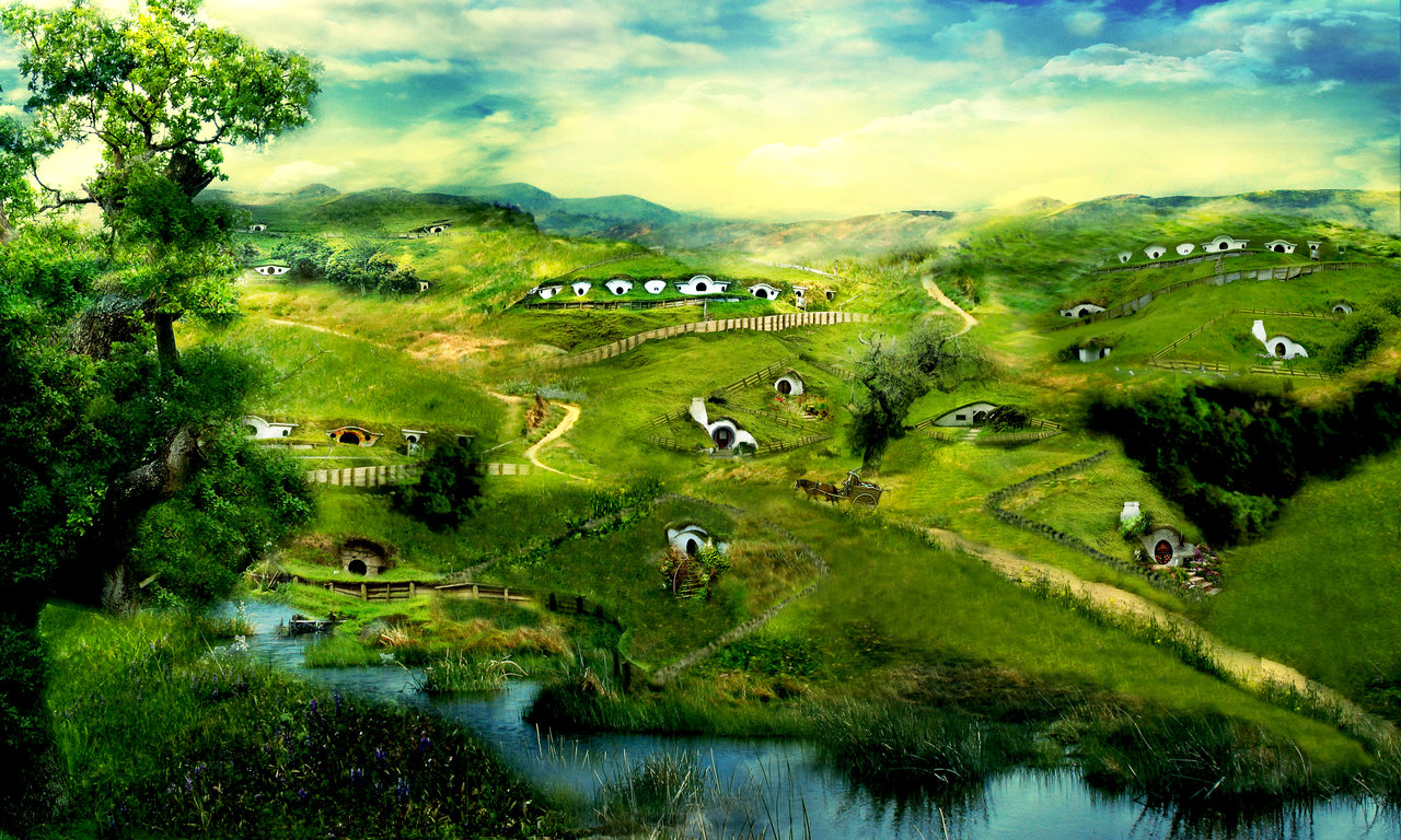 the shire wallpaper,natural landscape,nature,vegetation,grassland,green ...