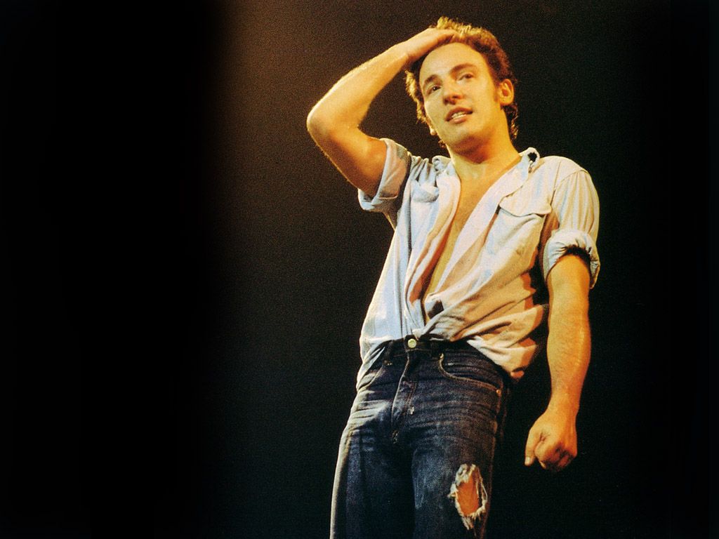 80's Bruce Springsteen Young- WallpaperUse