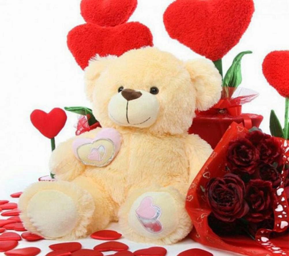 Cute Teddy Bear Love Hd Wallpapers - Happy Teddy Day New- WallpaperUse