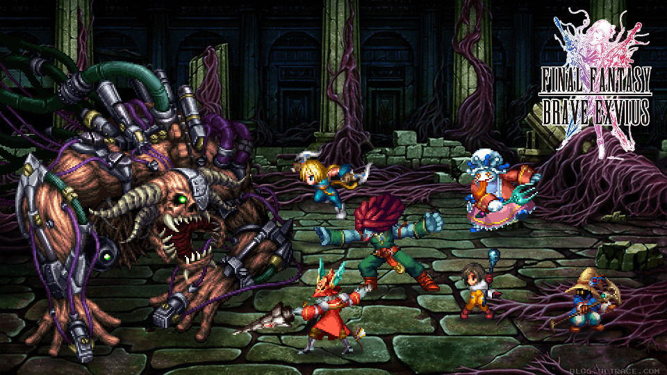 8 Bit Final Fantasy- WallpaperUse