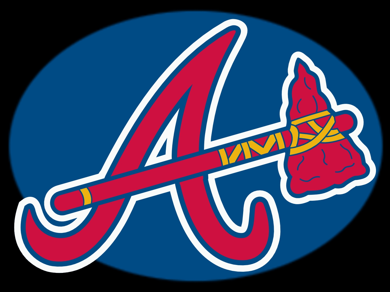 carta da parati atlanta braves,font,grafica,blu elettrico,emblema ...