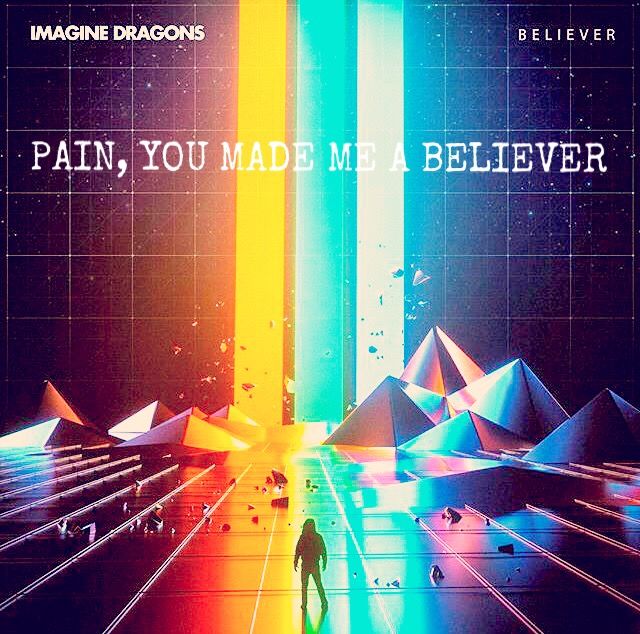 Imagine Dragons Believer Album Cover- WallpaperUse
