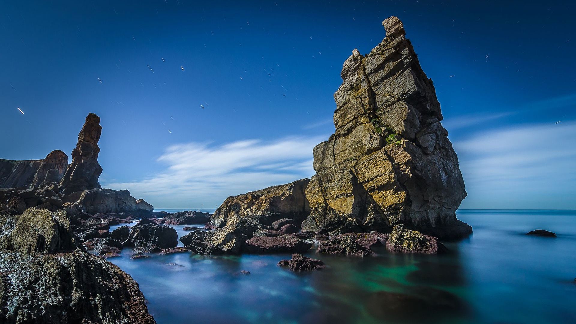 Ocean Rocks Wallpaper 10135 - Sea- WallpaperUse