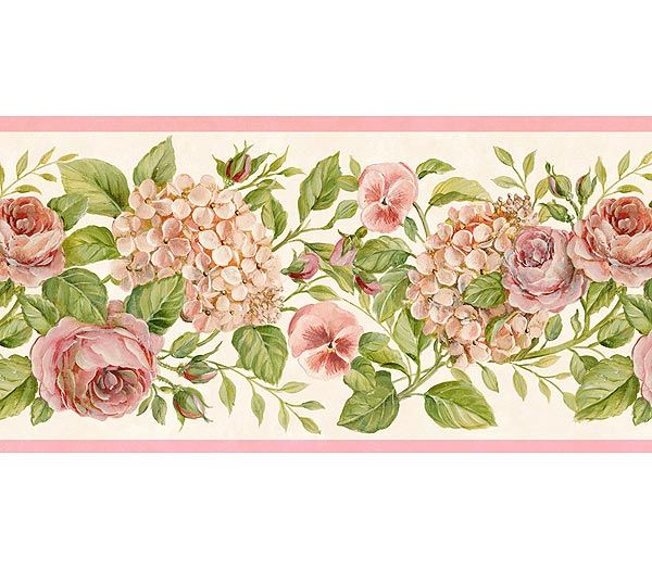 rose wallpaper border,pink,flower,rose,plant,pattern (#553501 ...