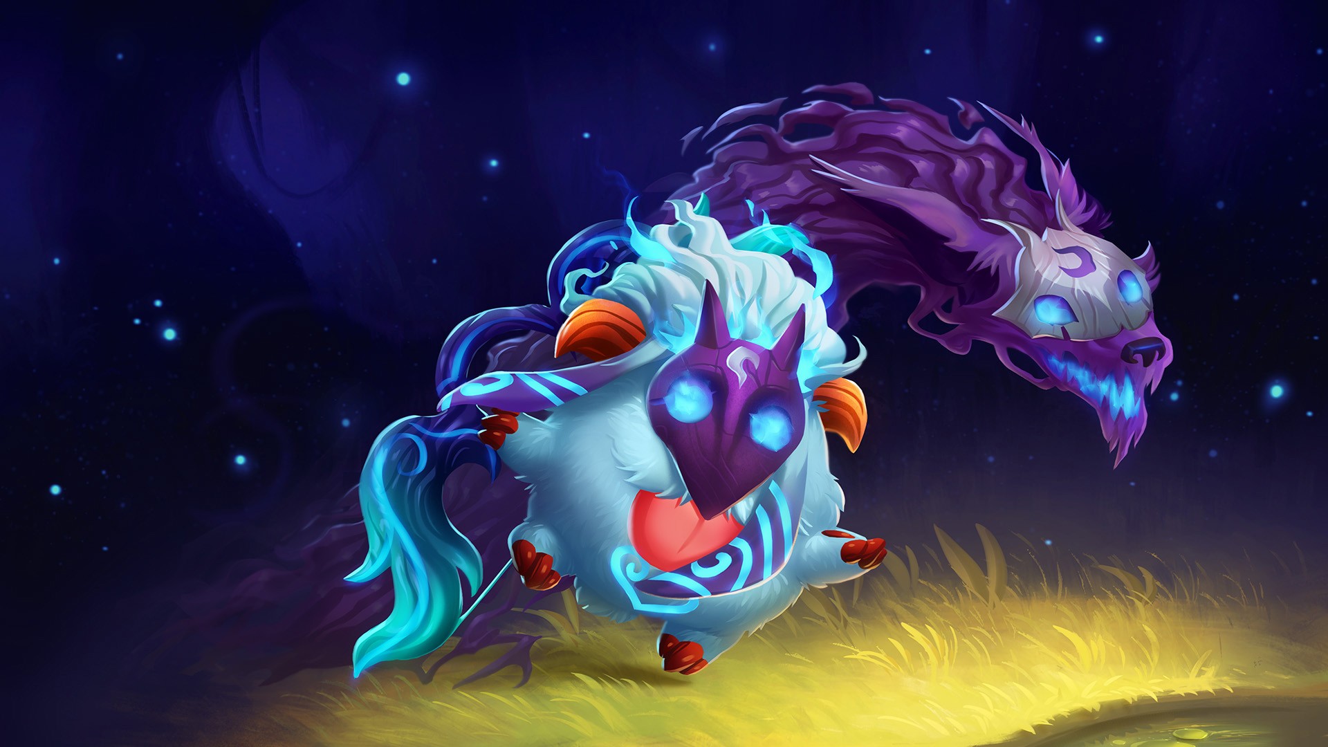 lol poro wallpaper,fictional character,organism,illustration,graphic ...