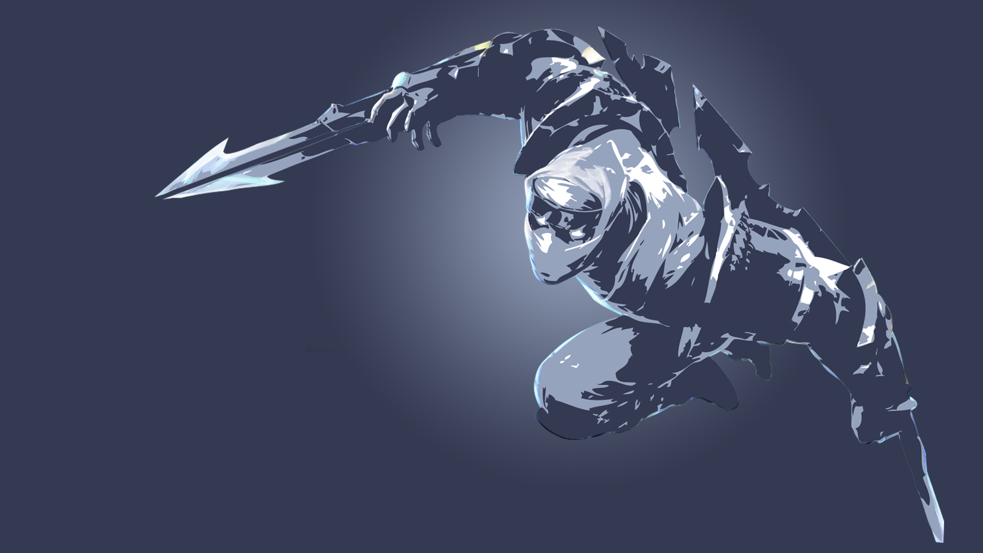 Shockblade Zed Minimalistic Wallpaper - Shockblade Zed Fan Art ...