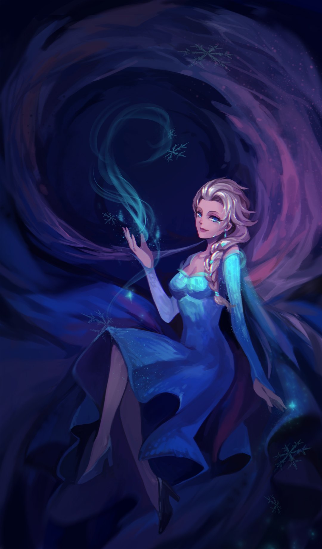 Elsa Frozen Fan Art- WallpaperUse