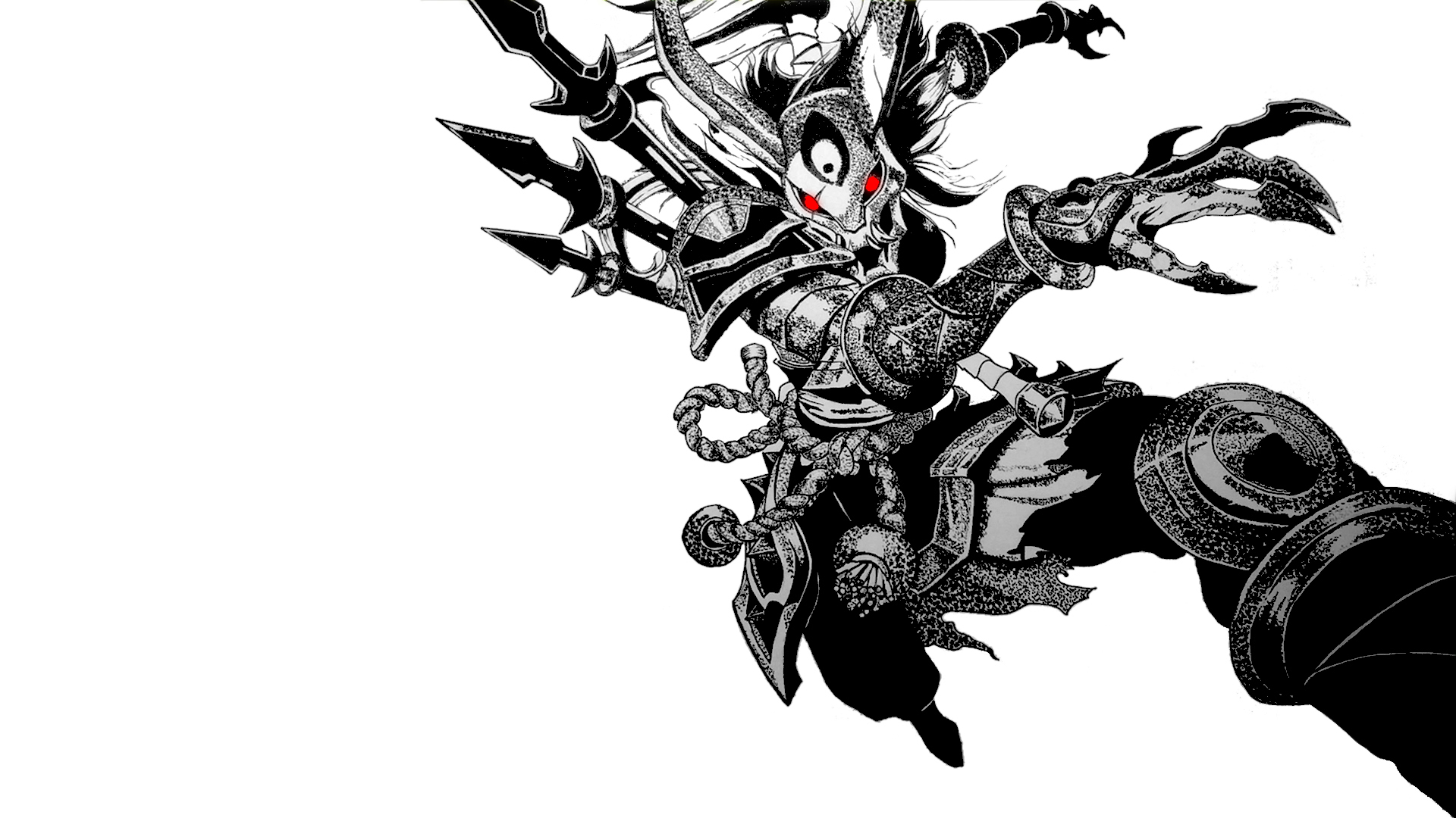 kalista wallpaper,fictional character,illustration,demon,graphic design ...