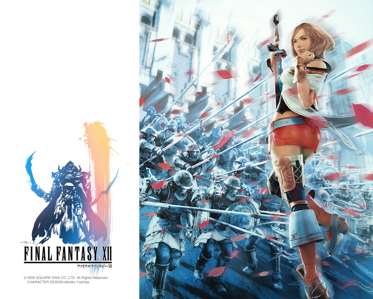 ffxii wallpaper,graphic design,poster,album cover,fictional character ...
