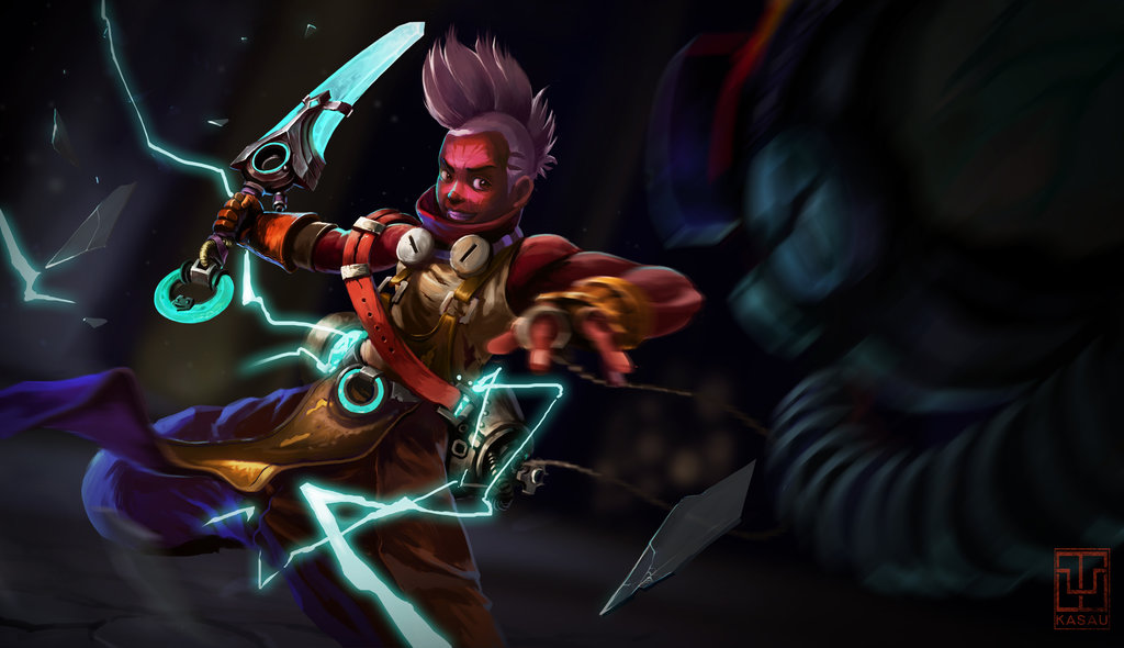 ekko wallpaper hd,fictional character,cg artwork,illustration,games ...