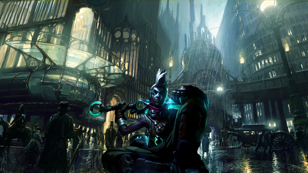 League Of Legends Ekko Wallpaper By Soinnes - Post Apocalyptic ...