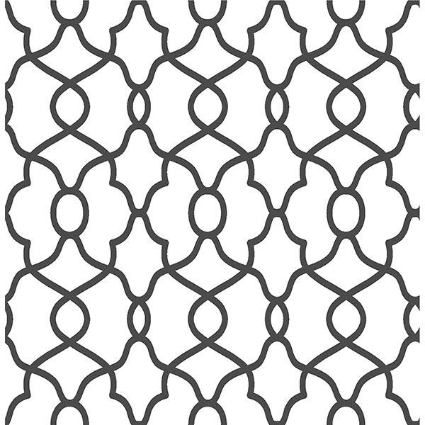 black and white peel and stick wallpaper,pattern,line,design,circle ...