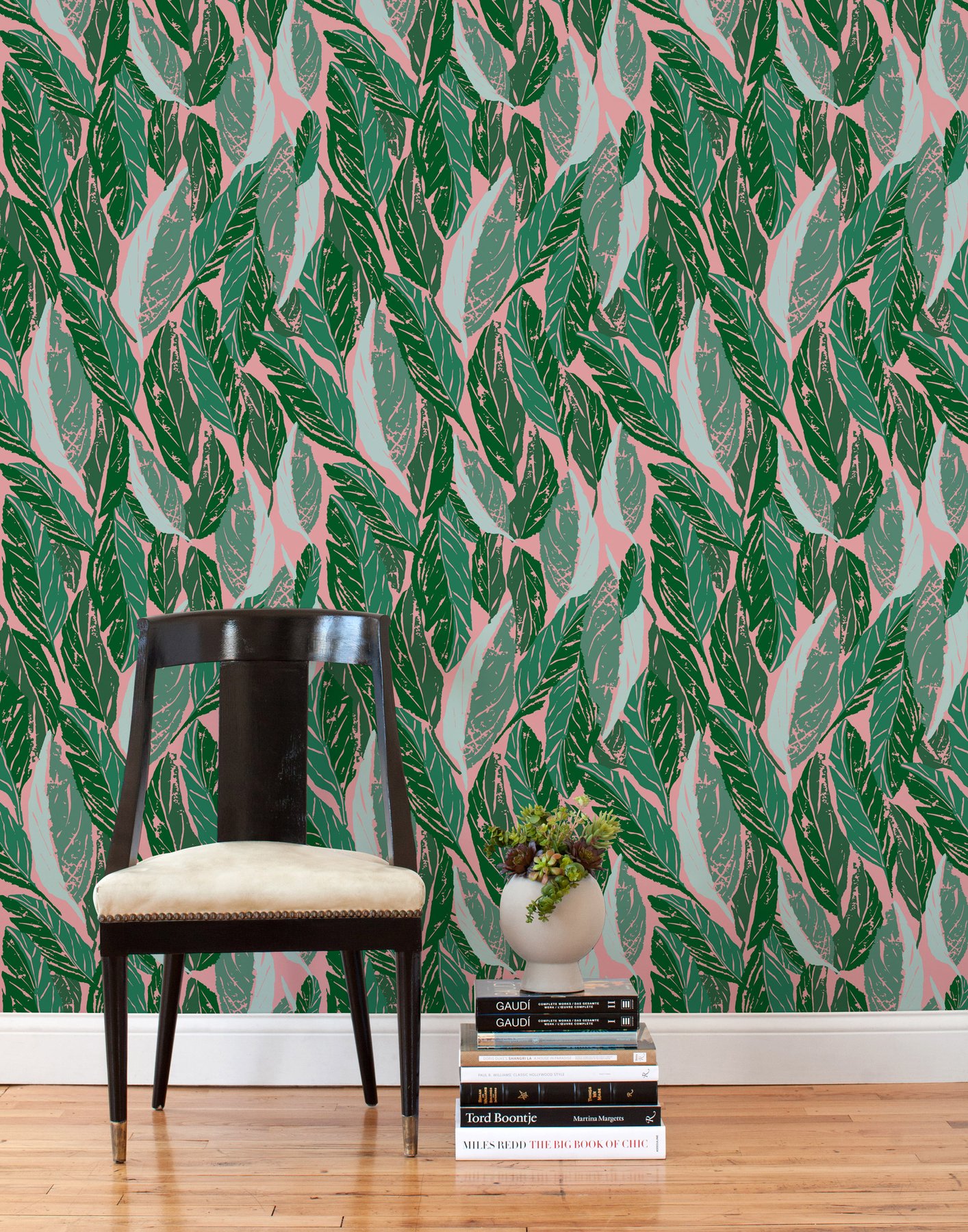 green removable wallpaper,green,wallpaper,wall,leaf,interior design ...