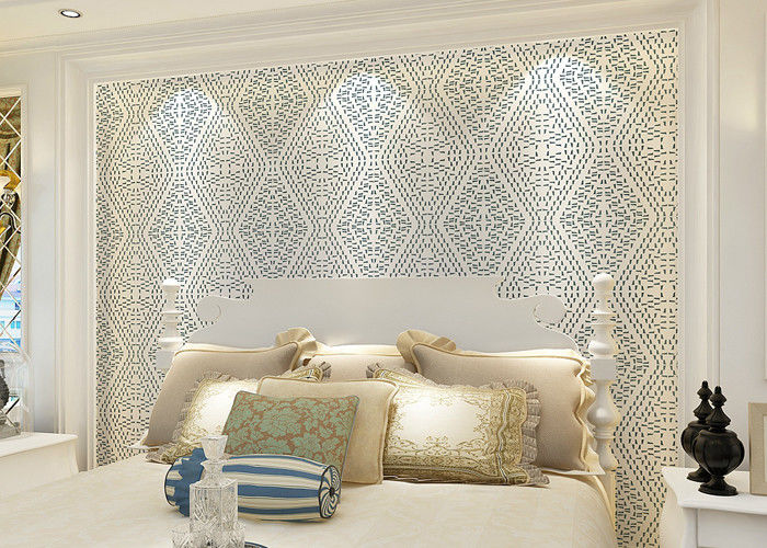 Wet Embossed Nonwoven Modern Removable Wallpaper Geometric - Embossed ...