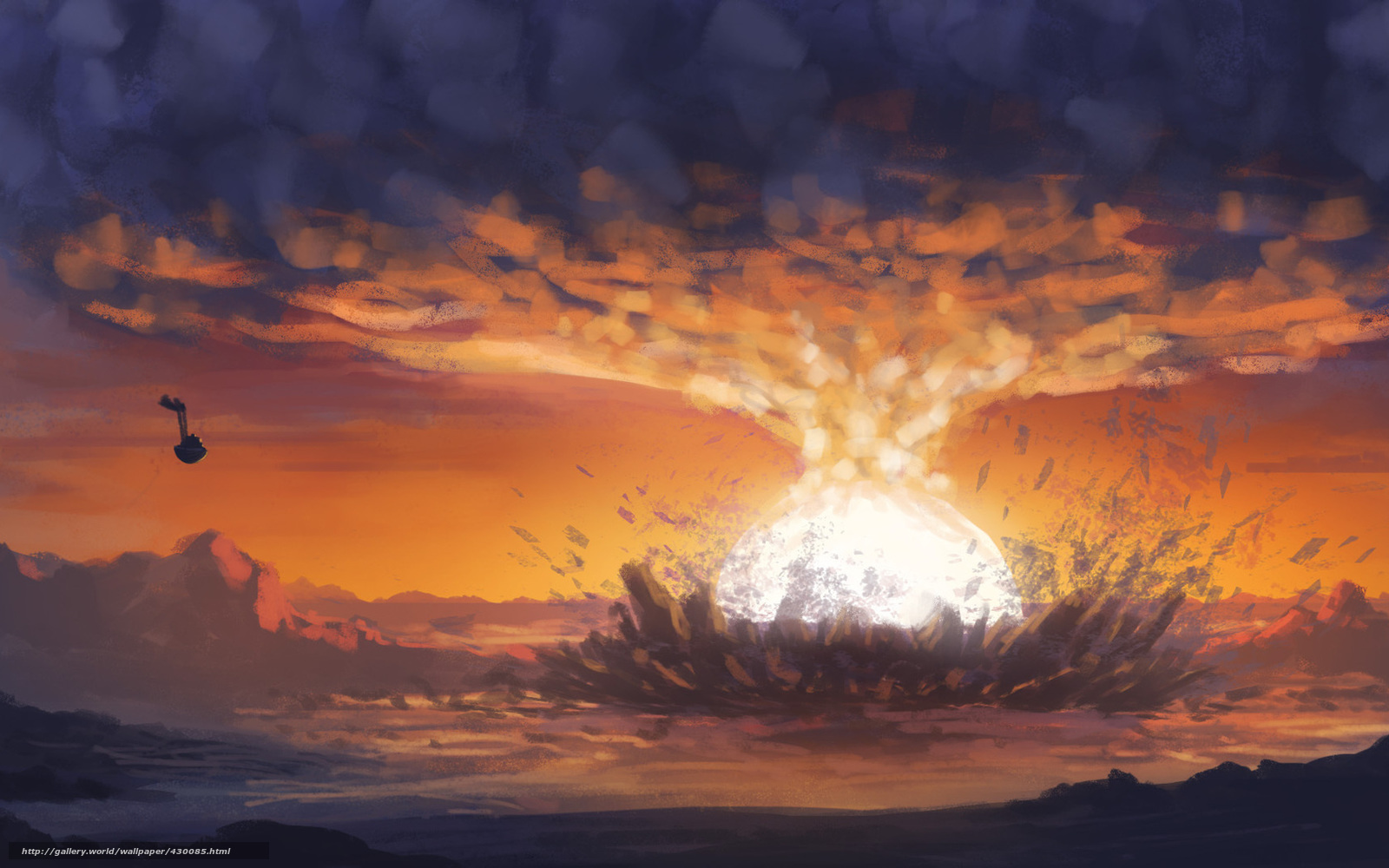 Nuclear Bomb Fantasy- WallpaperUse