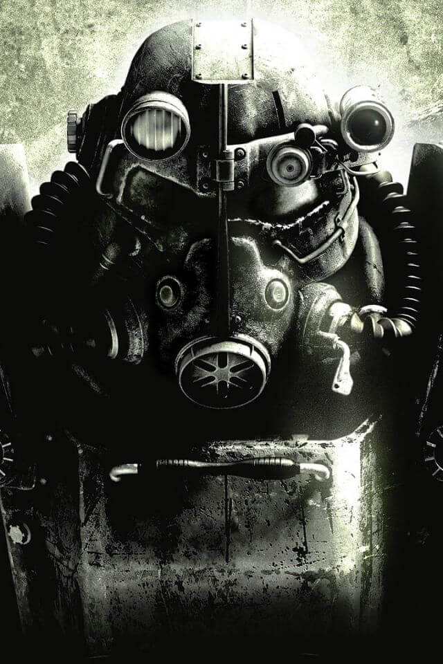 Fallout 4 Wallpaper For Iphone - Gaming Black And White- WallpaperUse