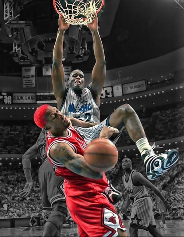 Shaquille O Neal Magic Dunk- WallpaperUse