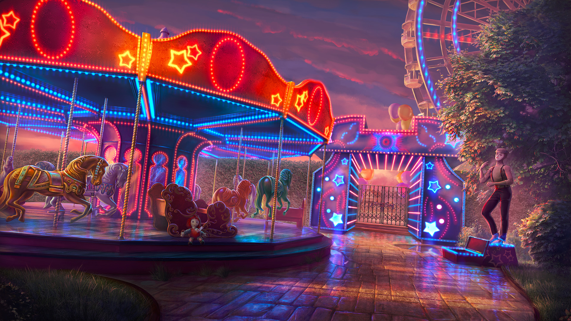carnaval wallpaper,amusement ride,light,amusement park,lighting,fun ...