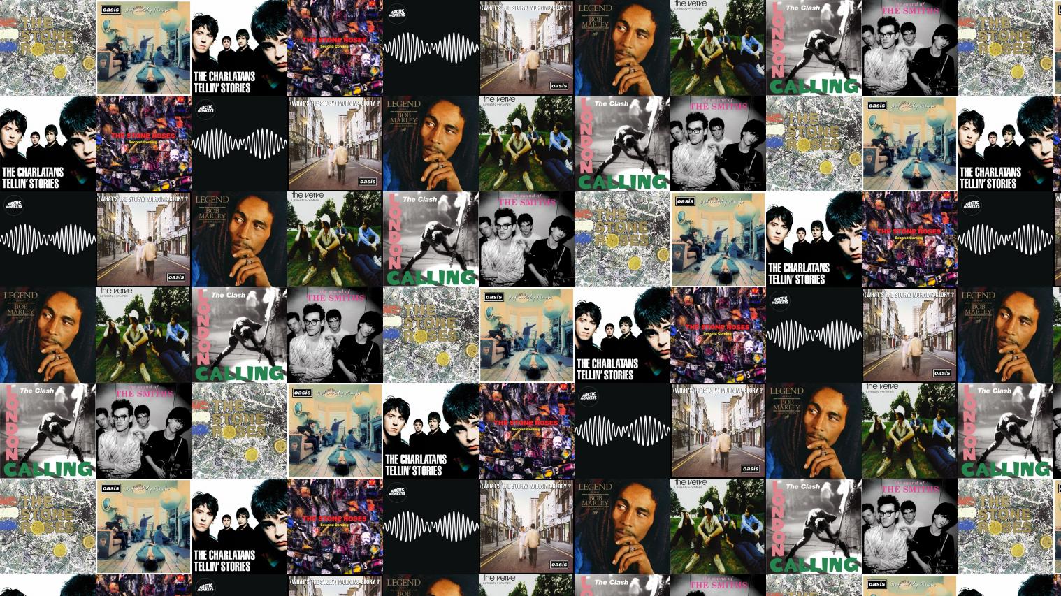 Stone Roses Oasis The Verve- WallpaperUse