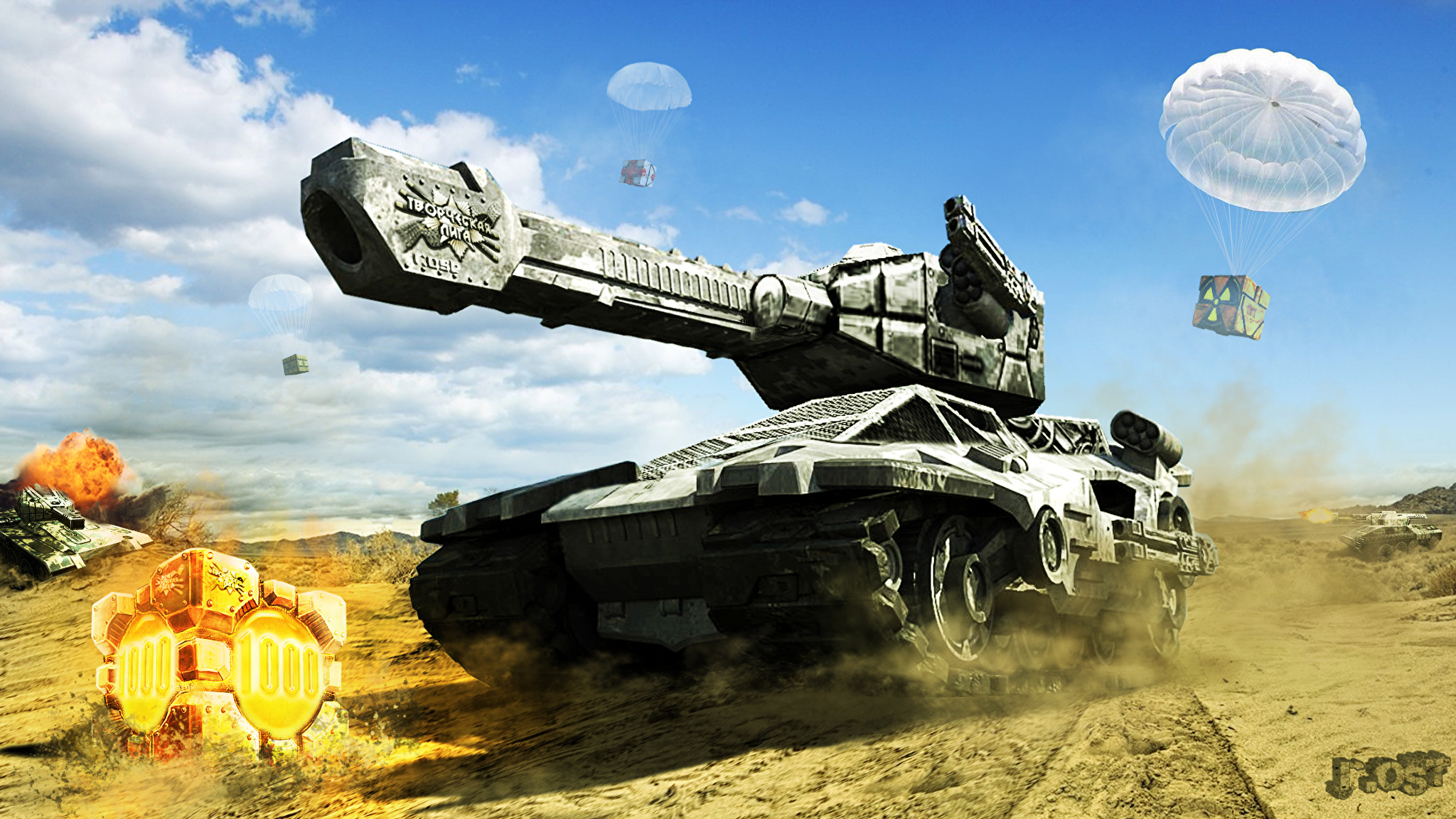Tanki Online Wallpaper 4k- WallpaperUse
