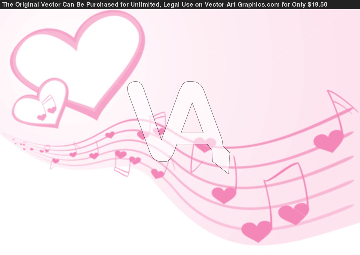 Music Notes Wallpaper Border - Pink Music Notes In Clip Art- WallpaperUse