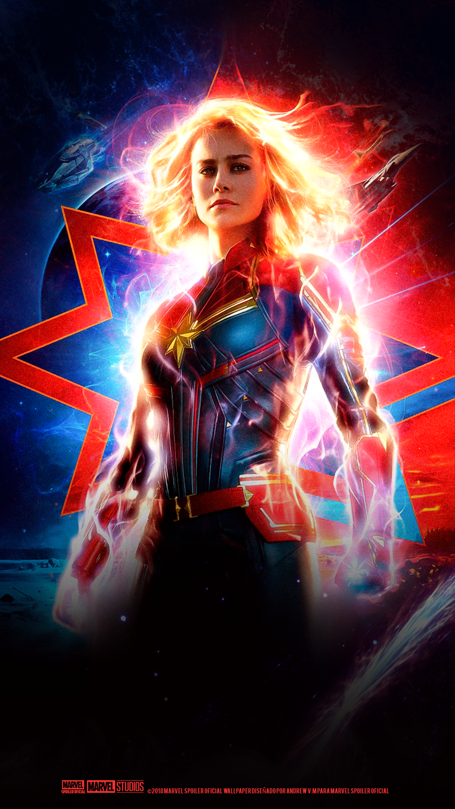 Captain Marvel Ark- WallpaperUse