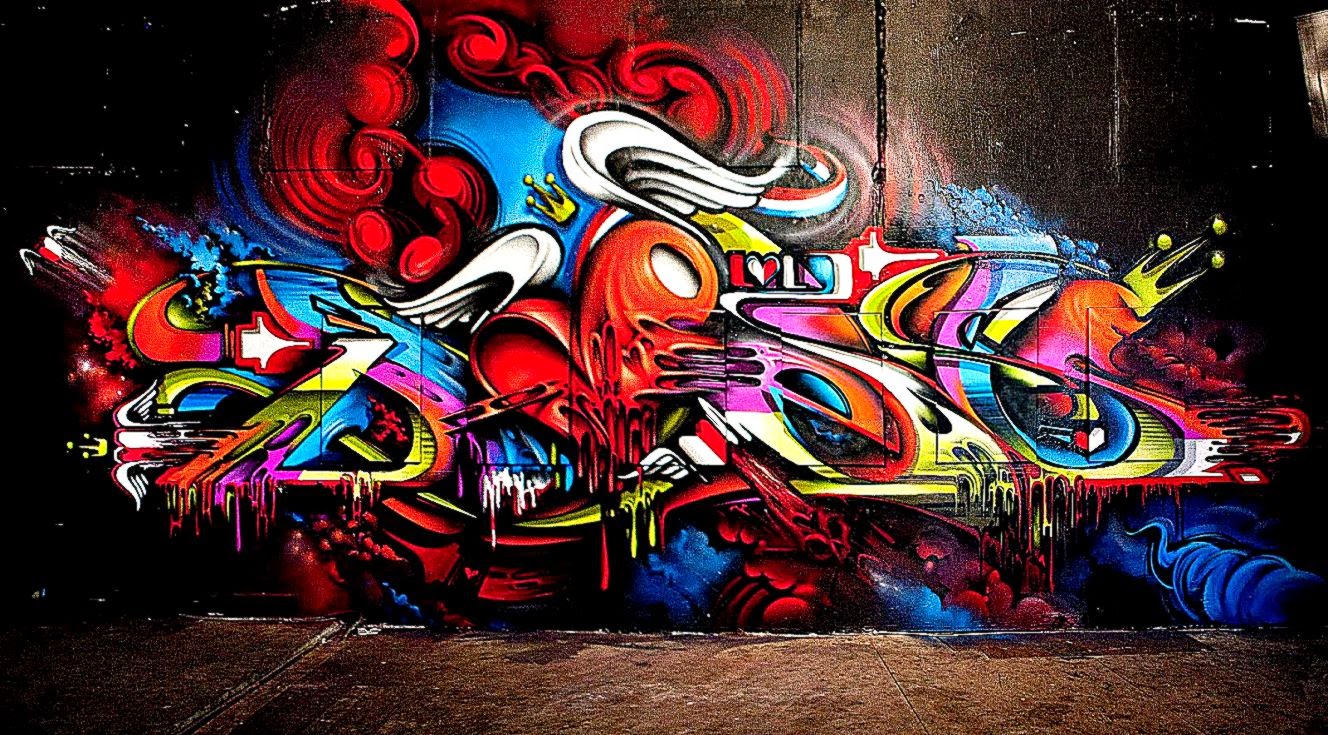 Awesome Graffiti Wide Hd Wallpaper Desktop W 12092 - Graffiti Hd ...