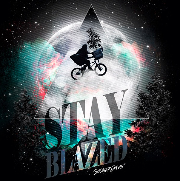 Stay Blazed Moon - Stay Blazed- WallpaperUse