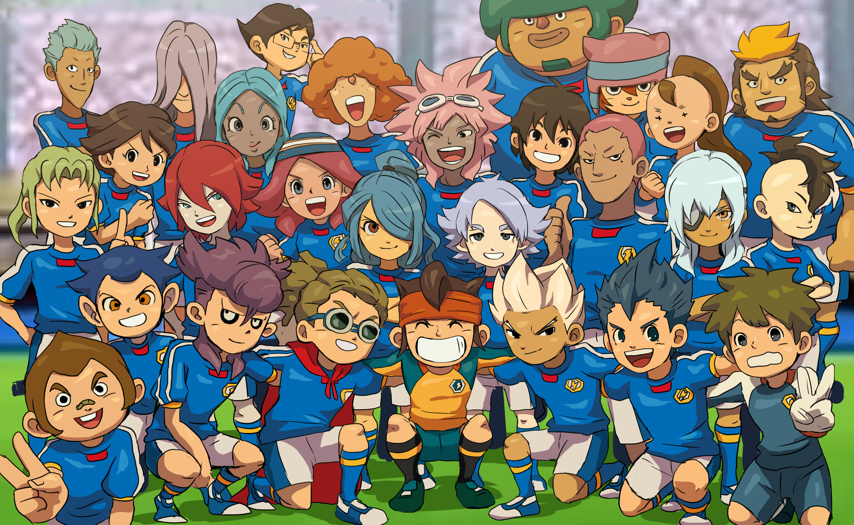 inazuma undici wallpaper,cartone animato,cartone animato,persone ...