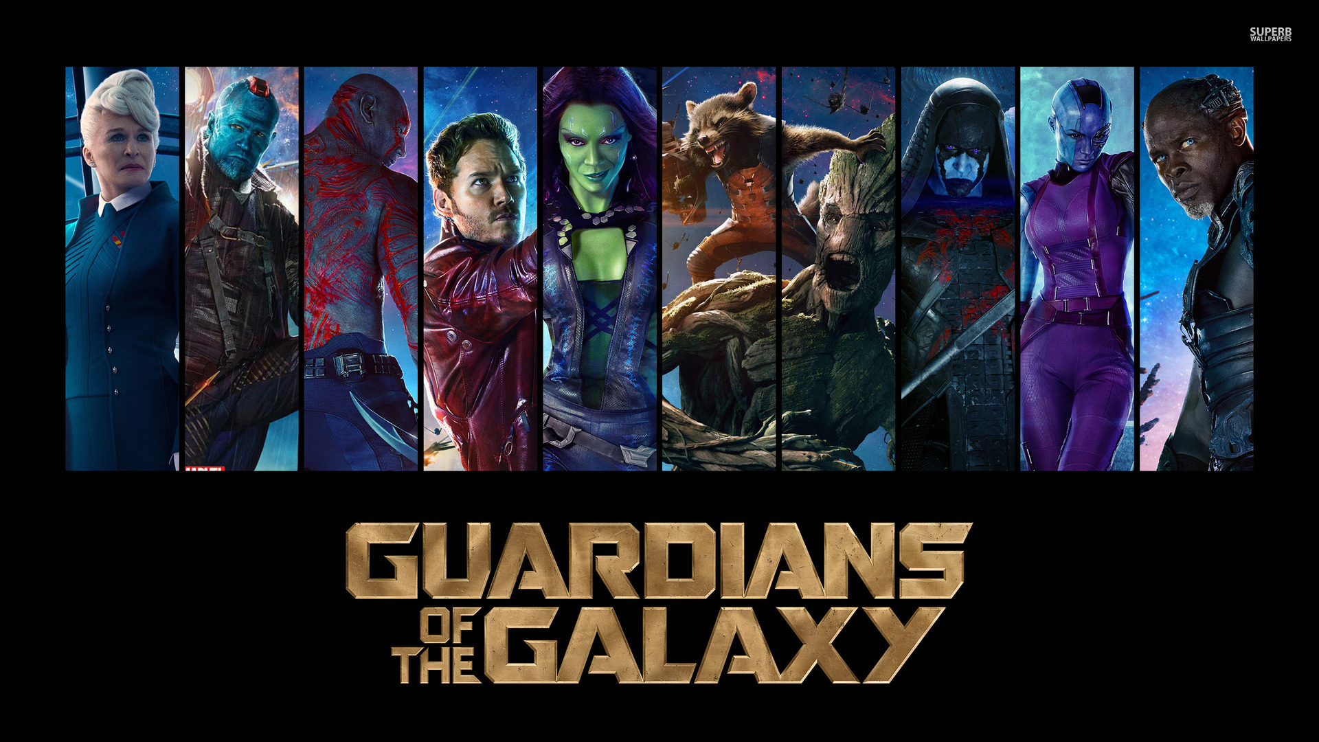 Guardians Of The Galaxy All Characters- WallpaperUse