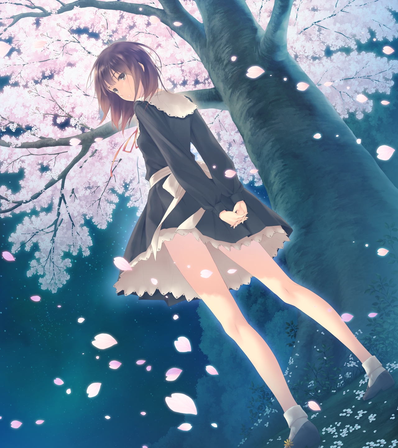 mayuri name wallpaper,beauty,sky,illustration,leg,anime (#601566 ...