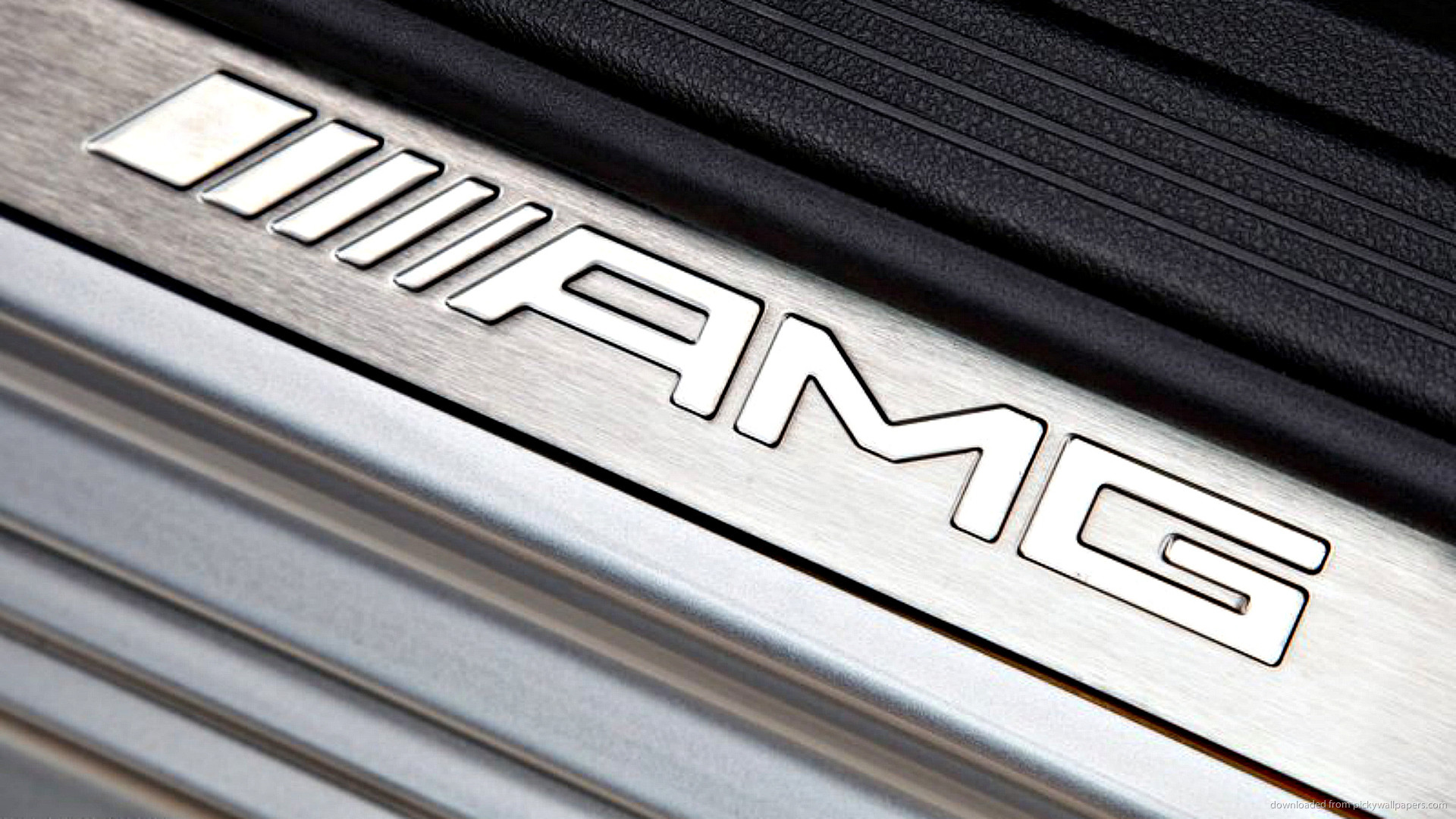Hd Mercedes Benz Amg Steel Logo Wallpaper Src Amg - Mercedes Amg Logo ...