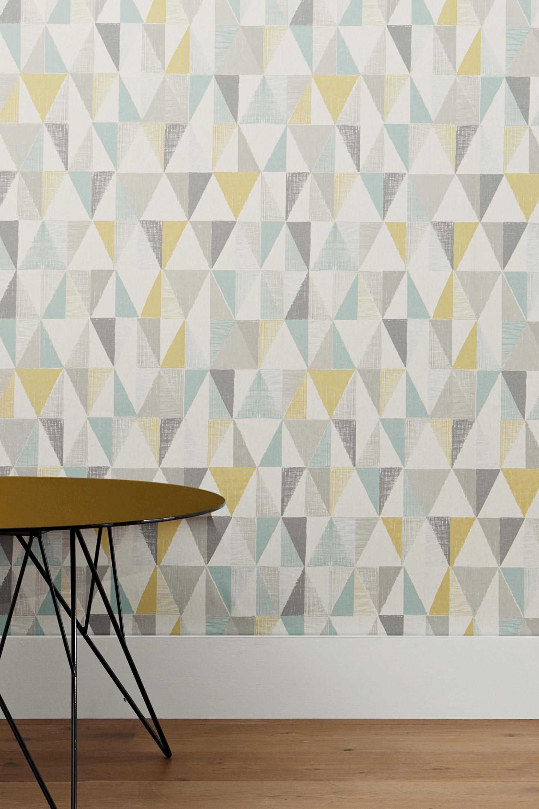 On Trend Textured Geo Triangle Design Wallpaper From - Next- WallpaperUse