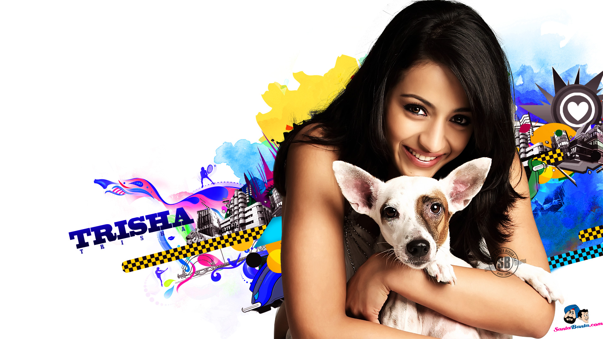 Trisha - Cute Images Of Trisha Smile- WallpaperUse